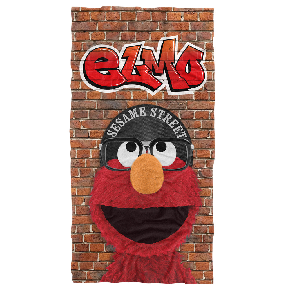 Sesame Street Urban Elmo Graffiti Officially Licensed Beach Towel 30' X ...