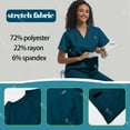 Stretch Medical Uniforms Women Scrubs Sets Hospital Doctors Clothes