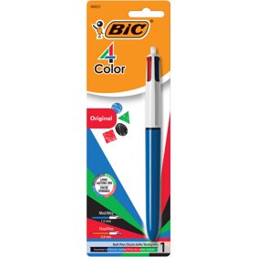 BIC 4-Color Grip Ballpoint Pen - Walmart.com