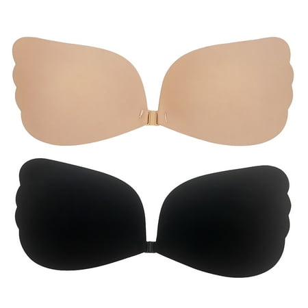 Ericealice Adhesive Bra - 2 Pack Strapless Push Up Invisible Backless ...