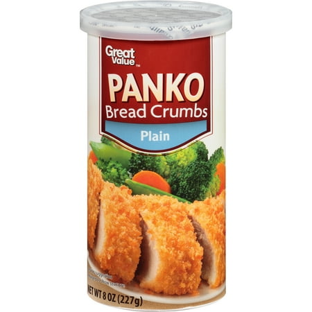 Great Value Plain Panko Bread Crumbs, 8 oz - Walmart.com
