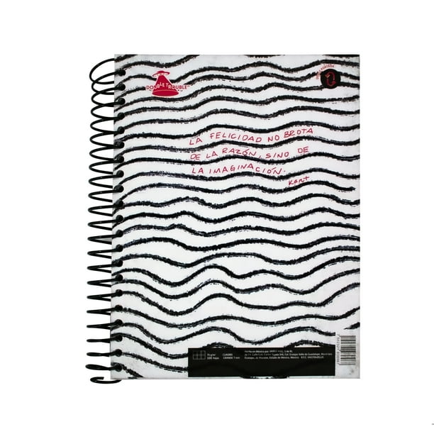 Cuaderno Libreta Profesional 200 Hojas Pasta Dura Flipbook Cuadro chico ...