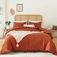 SPRINDAY Full Size Comforter Sets For Adult, 3 Piece Red Comforter Sets ...