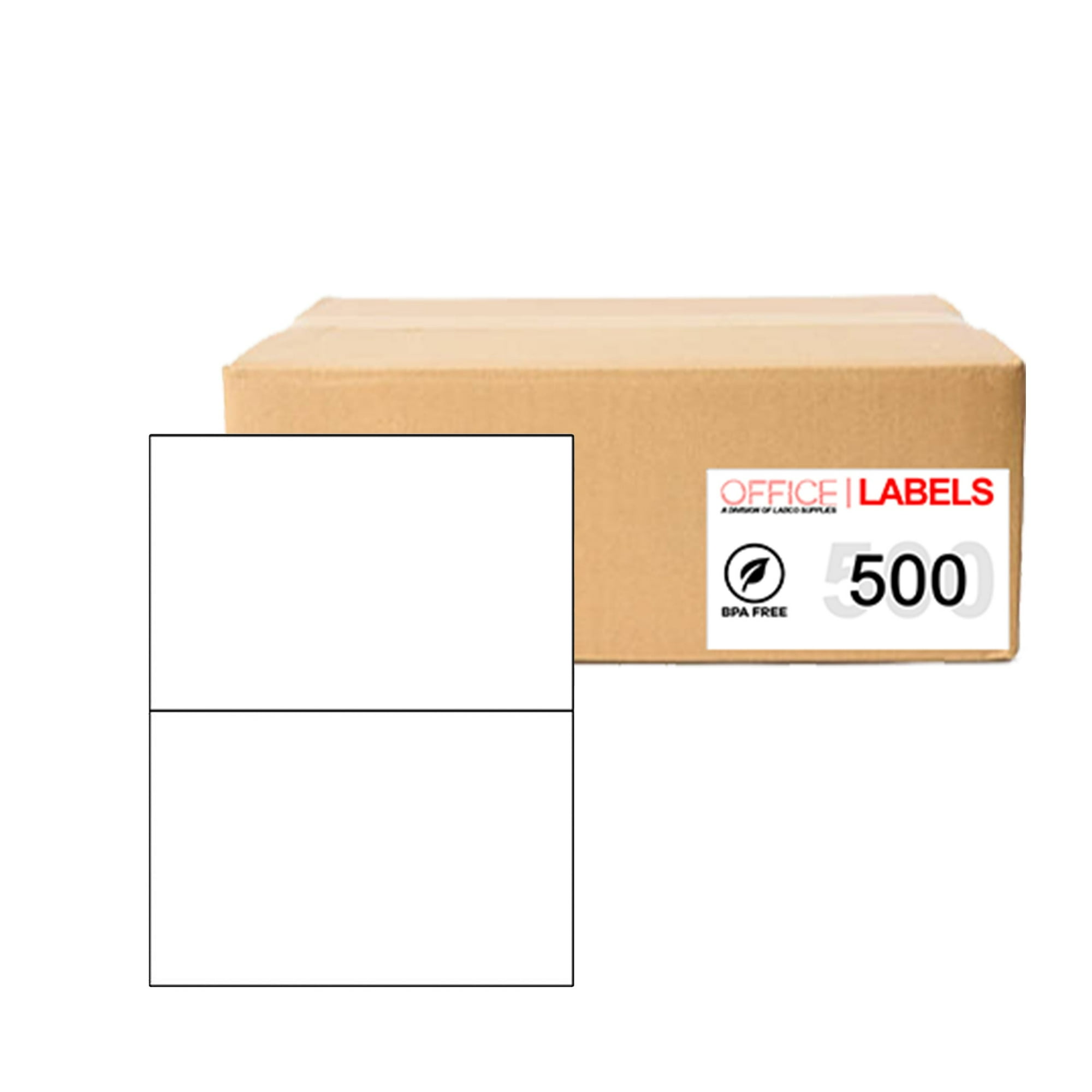 Click here for Office Labels 500 Sheets Of Labels 5-1/2 X 8-1/2 2... prices