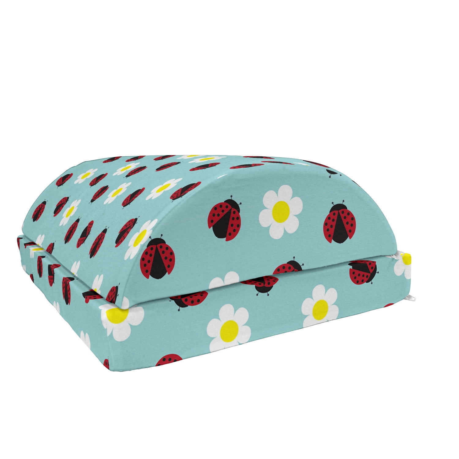 Ladybug Foot Rest, Daisy Blossom Spring Summer Revival Chamomile Girls ...