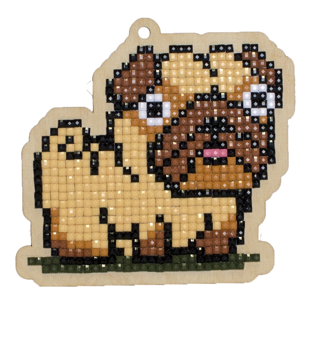 Diamond Painting Charm for Creativity, Diamond Mosaic Ornament Pug ...