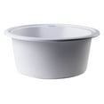 ALFI brand AB1717UM-W White 17" Undermount Round Granite Composite ...