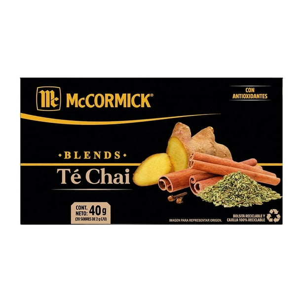 Té Chai McCormick Blends 20 sobres | Bodega Aurrera en línea