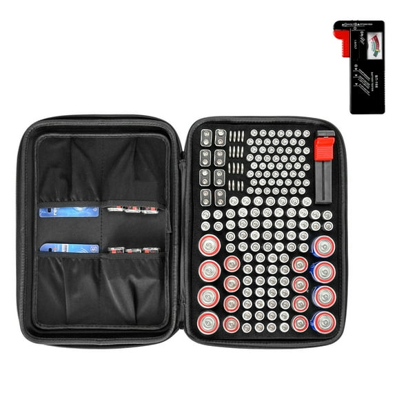 Smart Battery Daddy, Battery Storage Case, Organize 150 Batteries, with ...