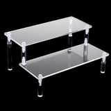 Transparent Acrylic Display Stand Organizer Shelf for Models Doll Color ...