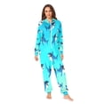 1-Pack Onesie Adult Hooded Pajamas, Soft Fleece Full Zip One Piece ...