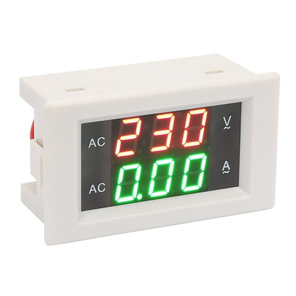 Medidor dual de onda sinusoidal, blanco YB4835VA Medidor de amperios de ...
