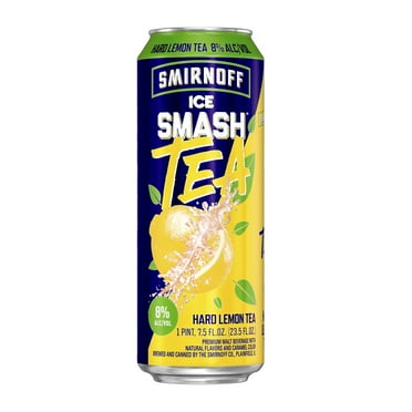 Smirnoff Ice Smash Lemon Lime, 23.5 fl oz, Single Serve Can, 8% ABV ...