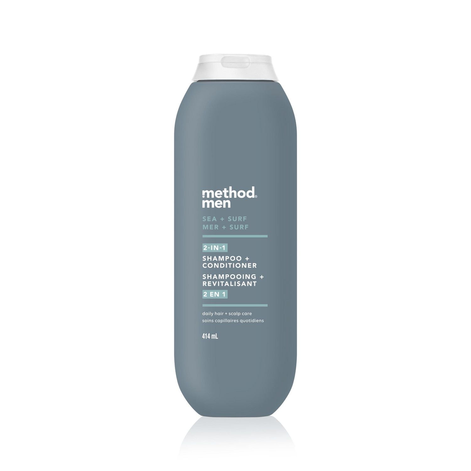Click here for Method Mens Hair Shampoo 2 In 1 Sea Surf 414 Ml prices