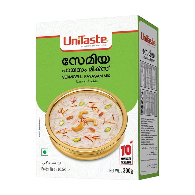 Unitaste Semiya Payasam Mix – 300g ( 10.5oz ) Traditional Vermicelli ...