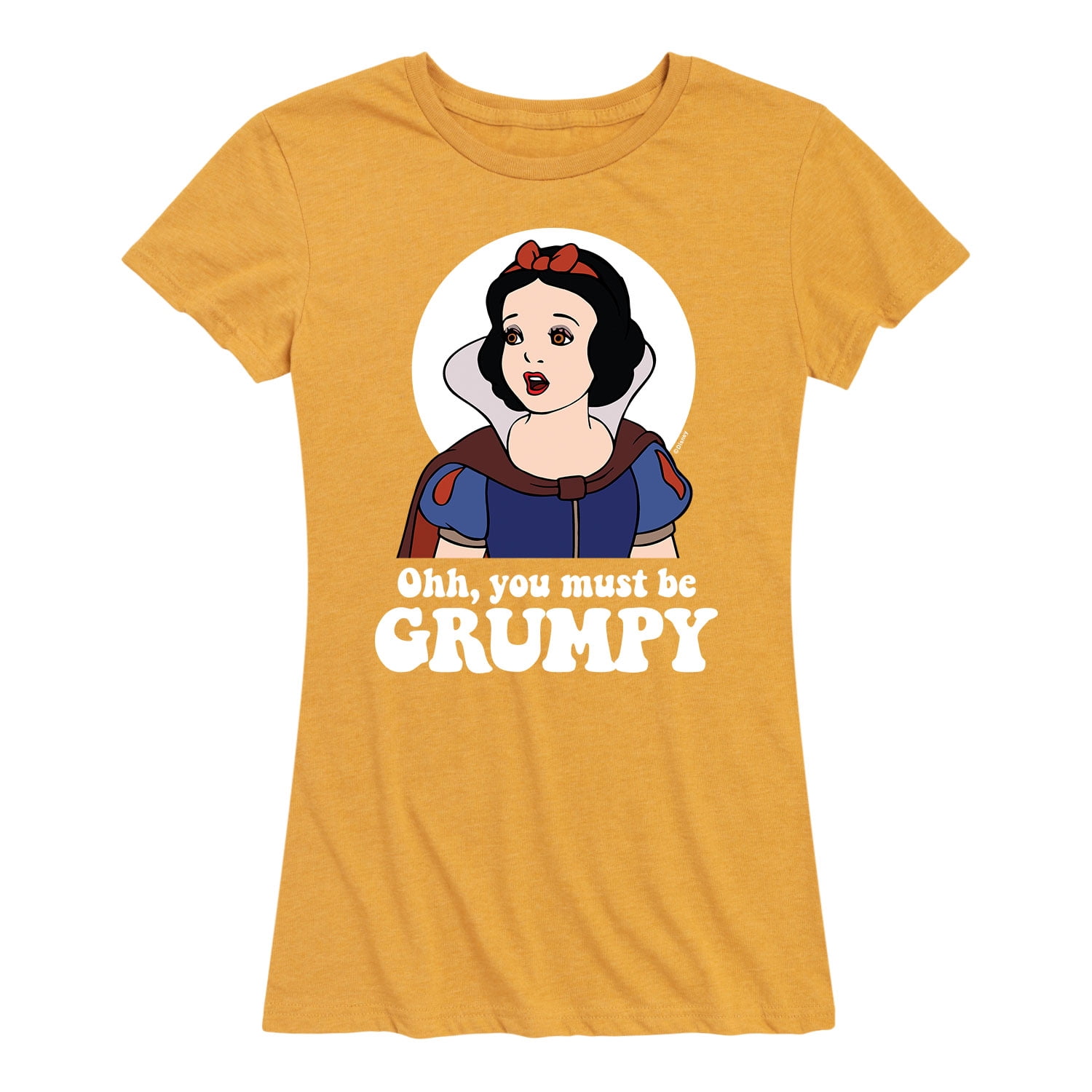 Disney Princess - You Must Be Grumpy - Women's Short Sleeve Graphic T ...