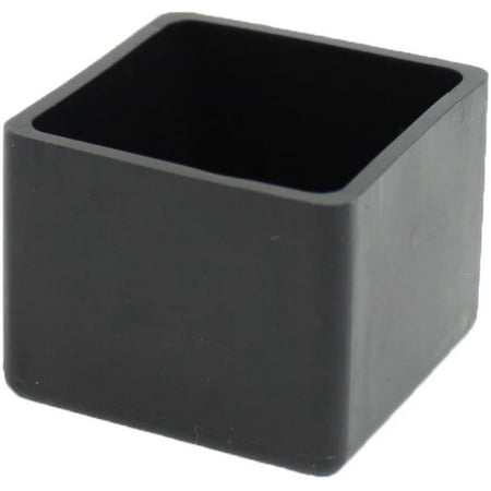 Square Rubber End Caps - 25mm - For Chairs, Tables, Furniture Legs ...