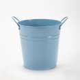 Iron Potted Plant Vase Flowerpot Creative Balconys Planter Bucket Small ...