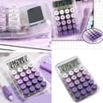 Portable Clear Calculator with Big Buttons, 10-Digit LCD Display for ...