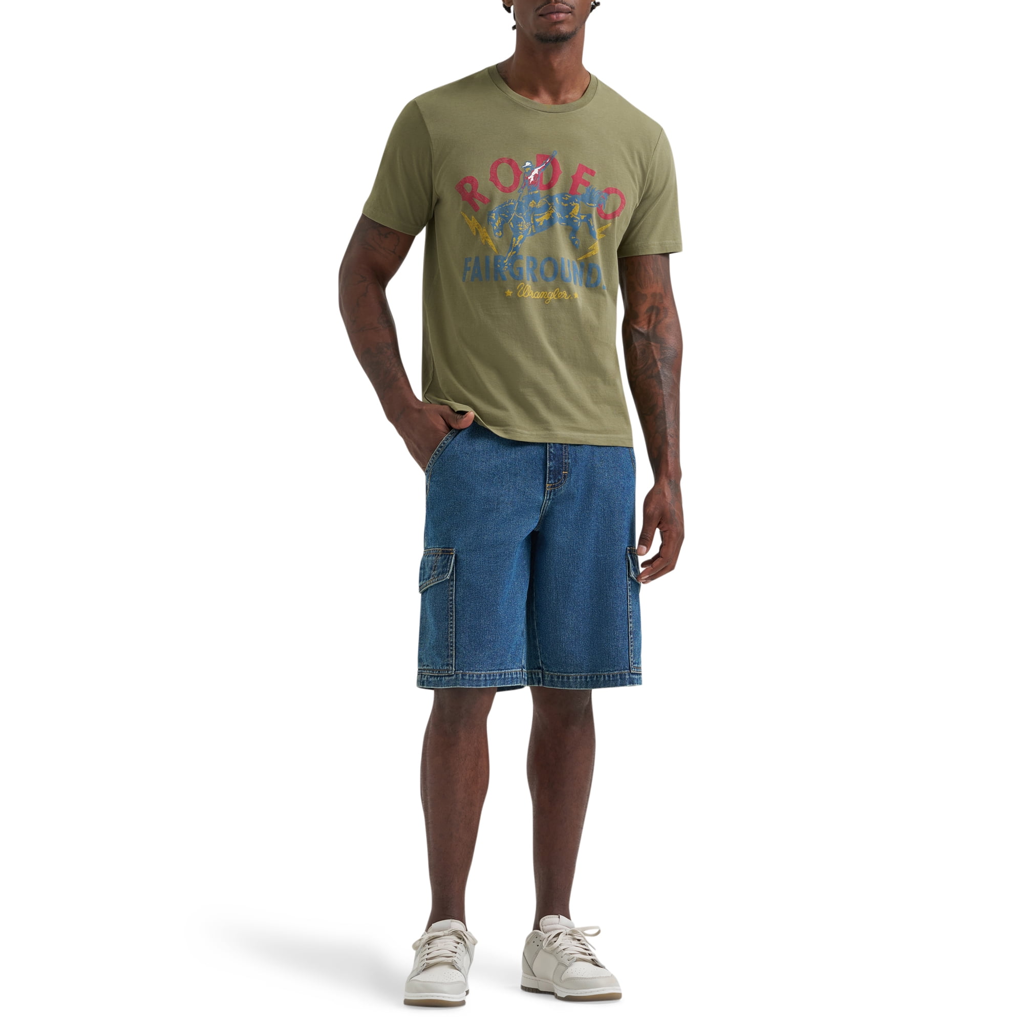 Click here for Wrangler Wr Denim Cargo Short prices