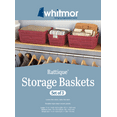Whitmor Rattique® Storage Baskets - Set Of 3 - Red - Walmart.com