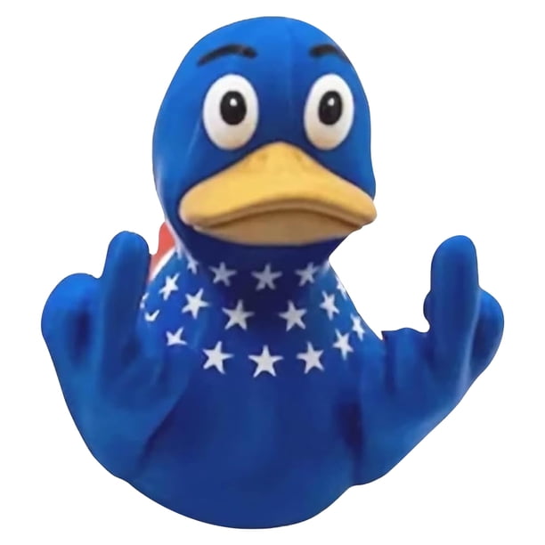 Estatua Pato Dedo Artesanías Resina para El Oficina Broma Regalos ...