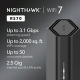 NETGEAR Nighthawk BE3100 WiFi 7 Dual-band Router (RS70) - Walmart.com