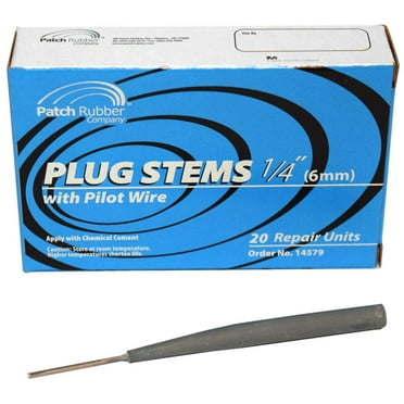 STEELMAN JSPG8 1/4-Inch Tire Repair Pull Through Plug with Lead, Box of ...