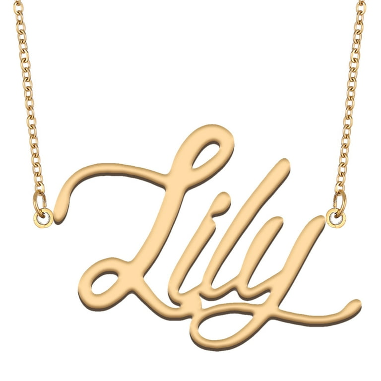 Lilly Name Necklace