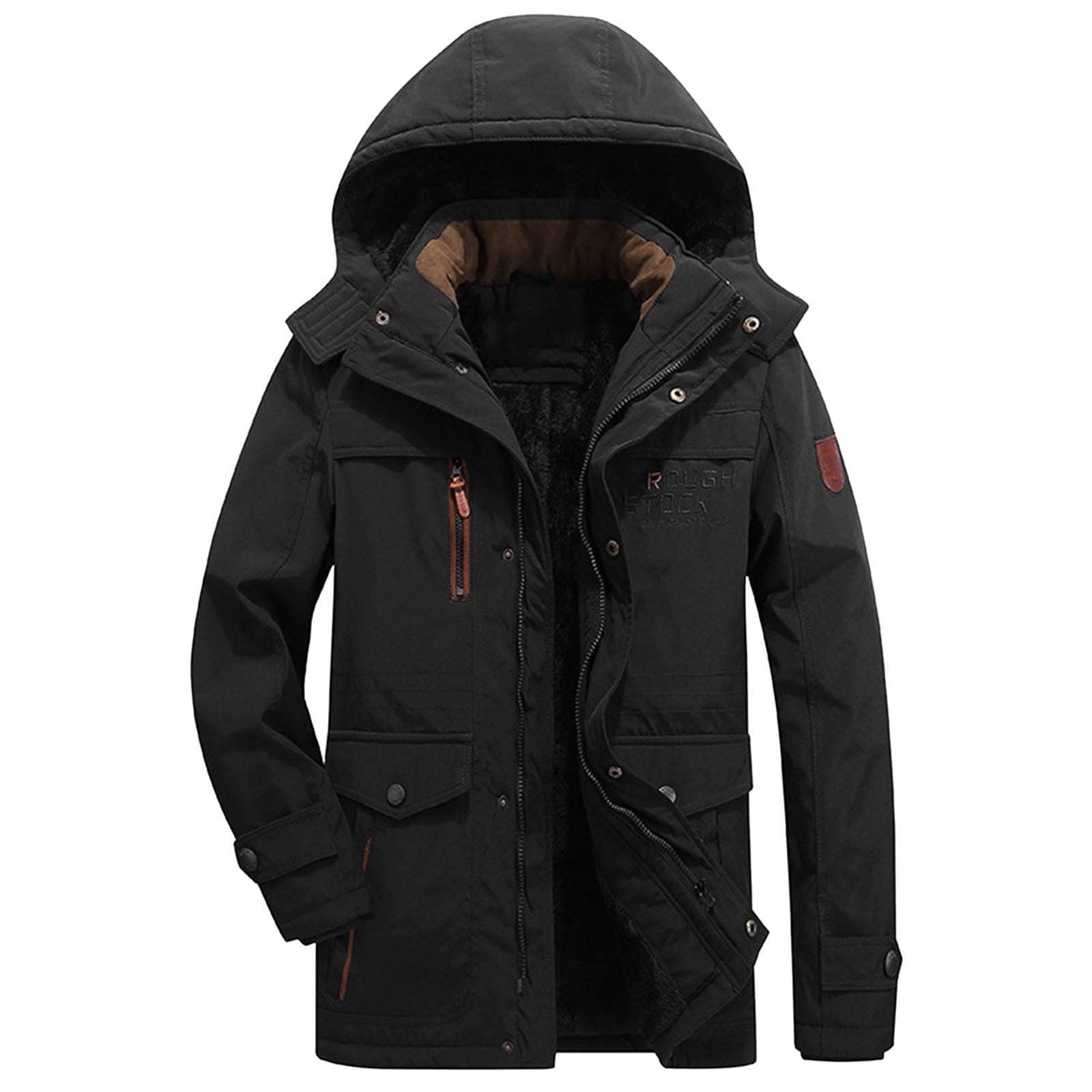 Click here for Kisingrit Mens Winter Thickened Padded Mens Long D... prices