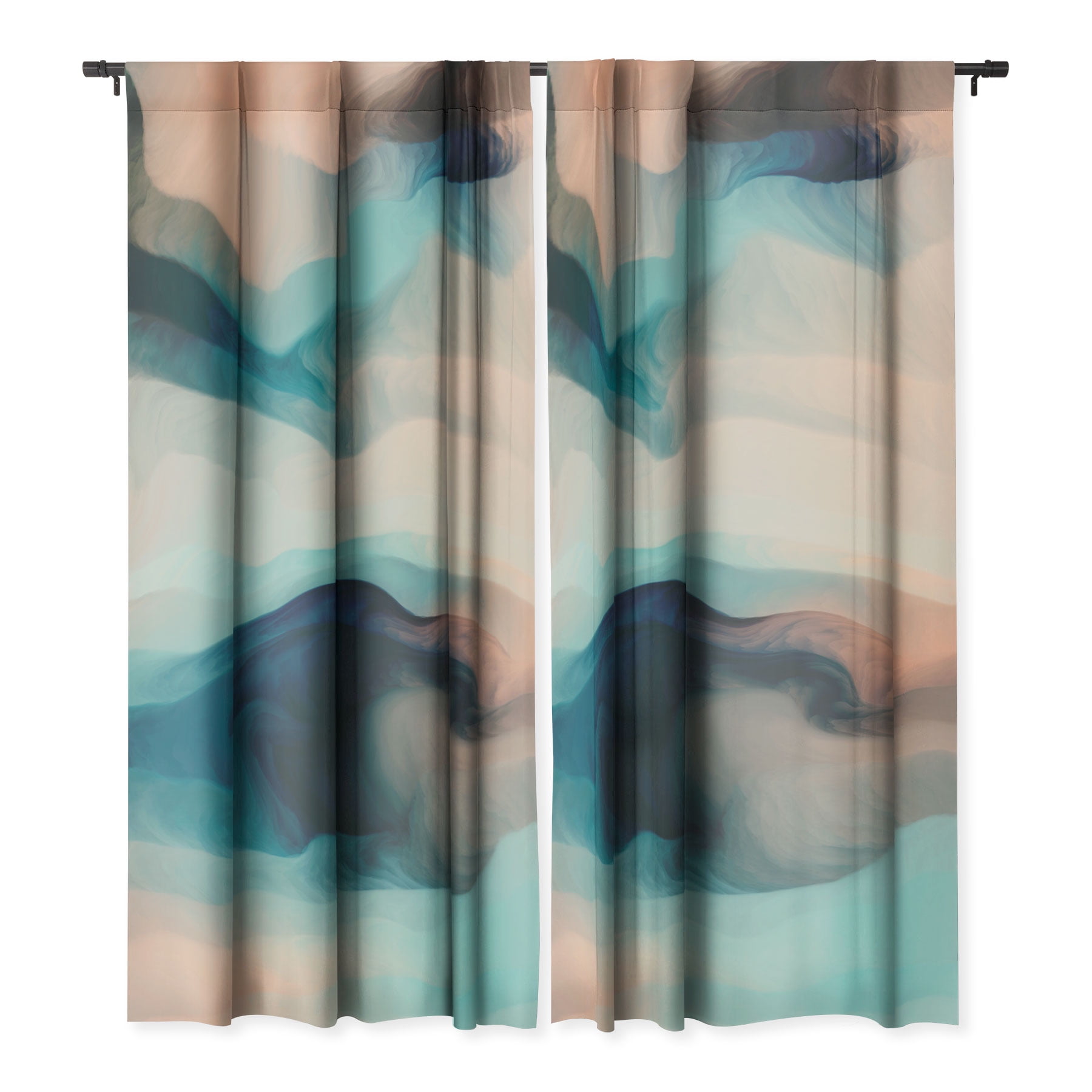 Society6 Marta Barragan Camarasa Abstract tidal waves Single Panel Room ...