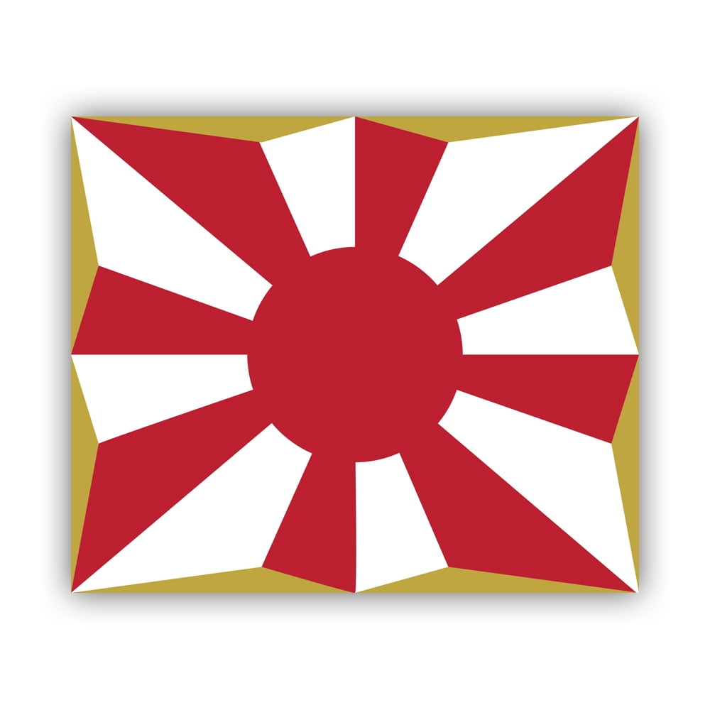 Japan Self-Defense Forces Flag Sticker Decal - Self Adhesive Vinyl ...
