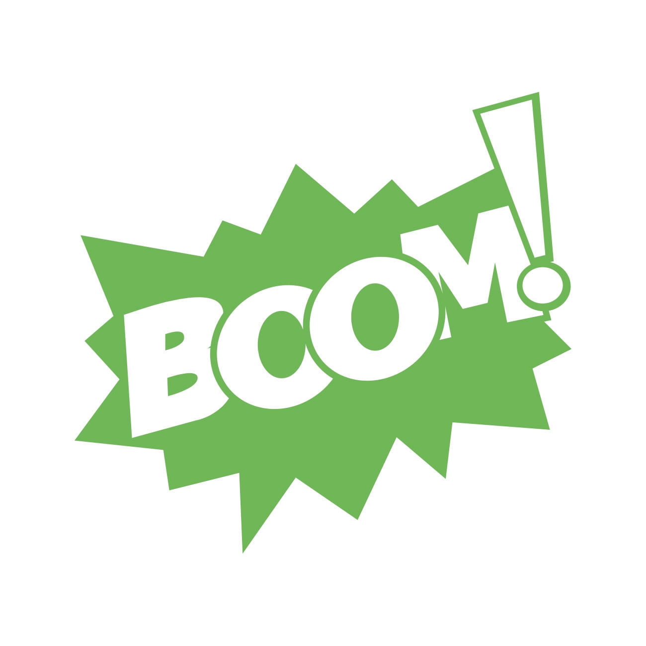 Boom! Sticker Decal Die Cut - Self Adhesive Vinyl - Weatherproof - Made ...
