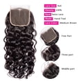 Malaysian Water Wave Bundles with 4×4 Closure Human Hair Weave Bundles ...