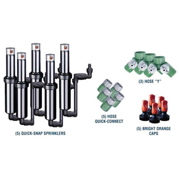 Autowater QSK-745 Quick Snap in Ground 5 in. Pop Up Adjustable ...