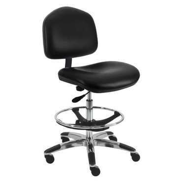 BenchPro LAT-VA-TLC-black Vinyl Seating Chair with 18 in. Adjustable ...