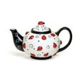 Ladybug With Swirls Teapot For Kitchen Decor And Teas - Walmart.com