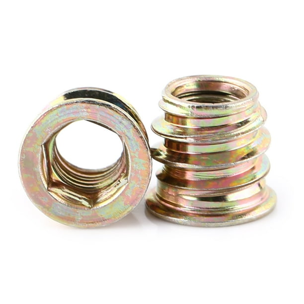 Tuerca para madera, tuerca de cabeza hexagonal galvanizada con rosca ...