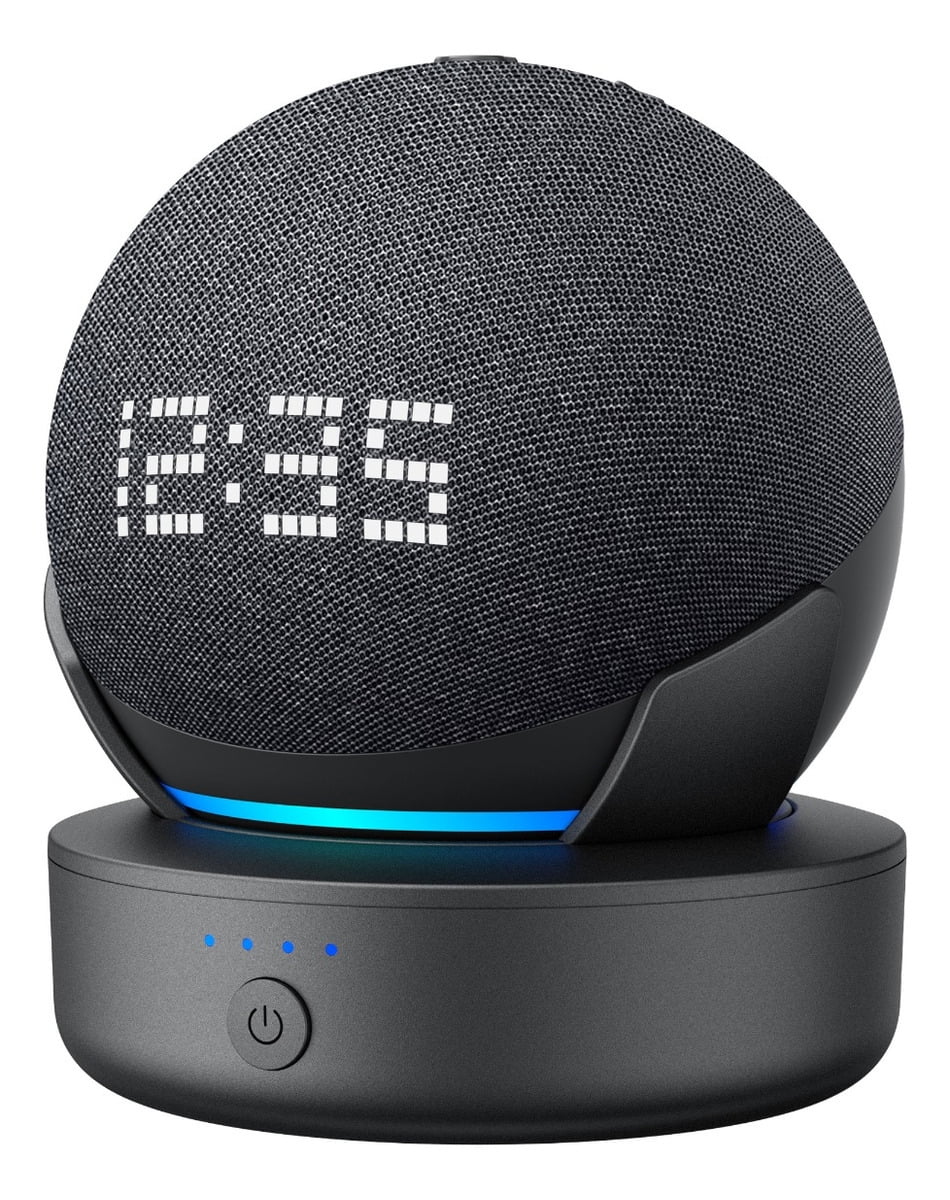 Portable Battery Base for Alexa Echo Dot 4th & 5th Generation 10000mAh ...