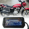 Multifunction Motorcycle LCD Meter Including Speed Mileage Fuels Levels ...