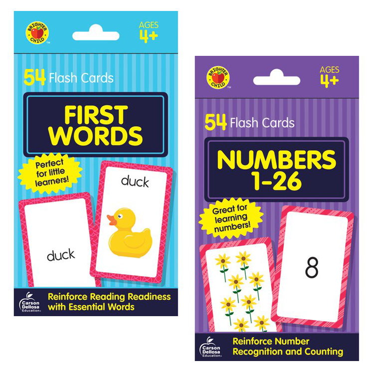 Flash Card Set: Brighter Child Flash Cards: First Words Flash Cards ...