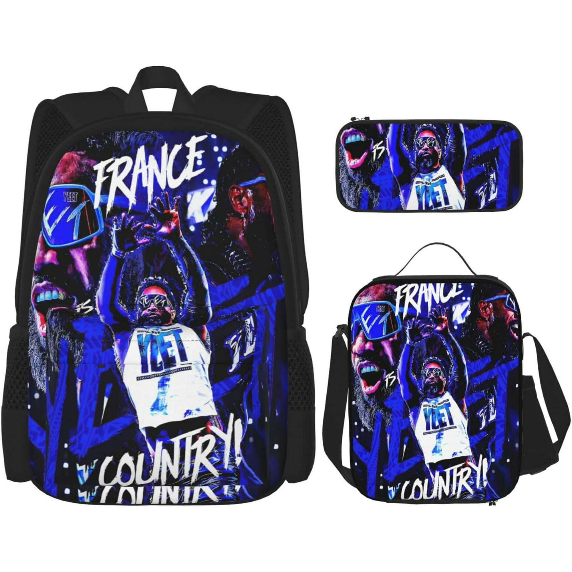 Click here for Jey Uso Wrestler Backpack 3 Pieces Set With Lunch... prices