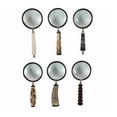 Set of 6 Magnifying Glasses with elegant handle, Multicolor - Walmart.com