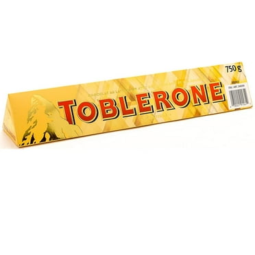 Toblerone Swiss Milk Chocolate with Honey & Almond Nougat, Family Pack ...