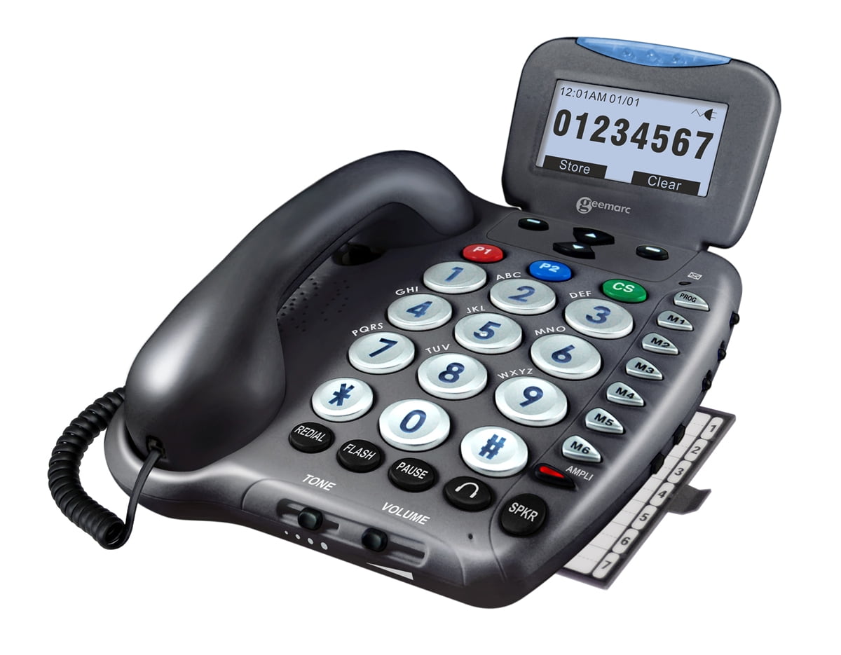 Amplified phone with Talking Caller ID - Walmart.com