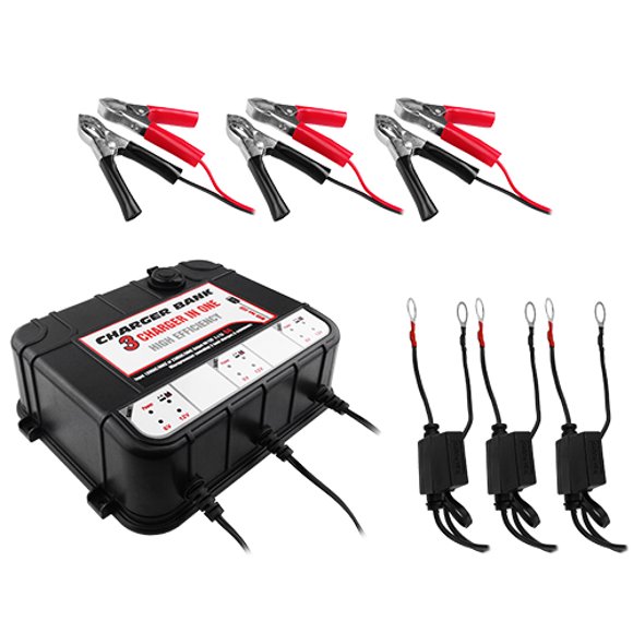 3 Bank Marine Battery Charger