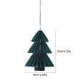 10pcs Decorative Paper Pendant Easy Install Christmas Tree Hangings ...