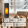 ELEKA Space Heaters for Inside,1500W Portable Electric Heater with ...