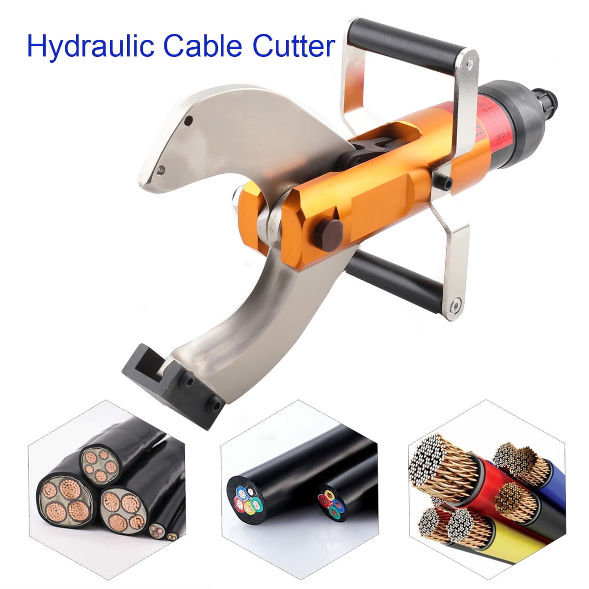 NICCOO Hydraulic Cable Cutter Wire Cutter Cable Cutting Head cut 105mm ...