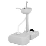 DWVO Portable Sink Camping Hand Washing Station, 17 L Wash Basin Stand ...
